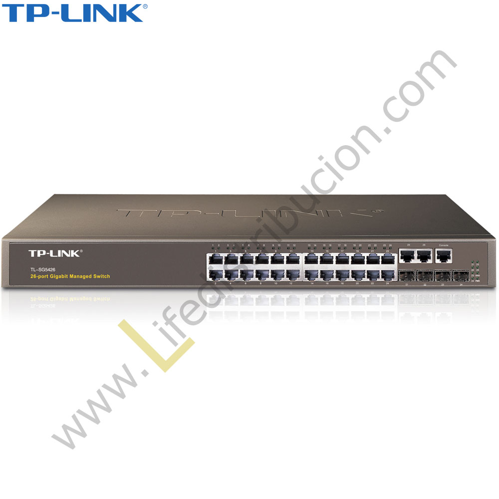 TL-SG5426 TP-LINK SWITCH ADMINISTRABLE GIGABIT DE 26 PUERTOS | LIFE DISTRIBUCIÓN