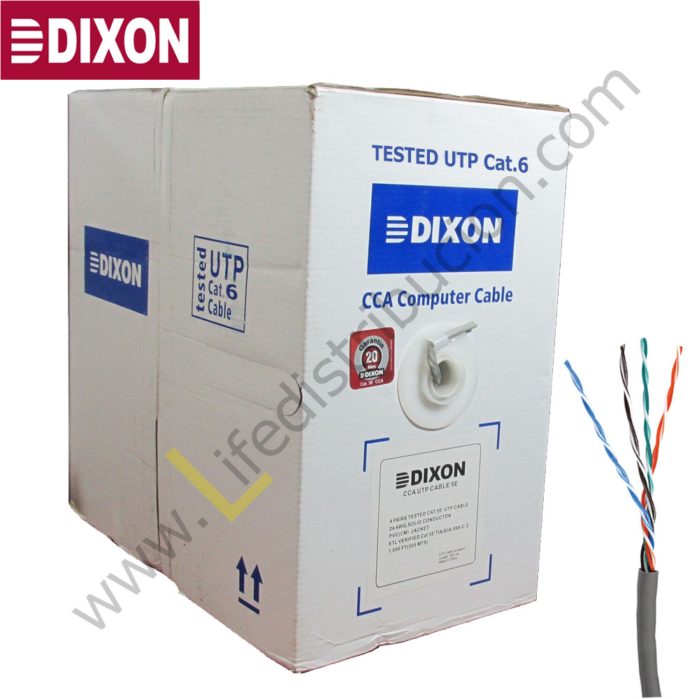 9066 DIXON CABLE STP CAT.6 4Px23 AWG LSZH Gris | LIFE DISTRIBUCIÓN